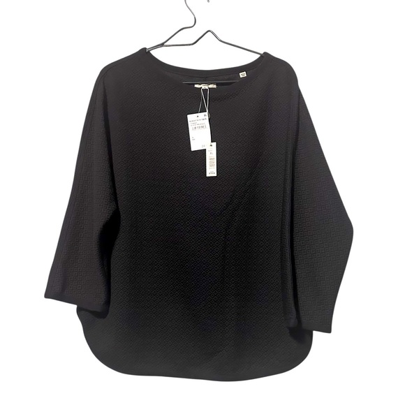 Max Studio | Tops | Max Studio Black Long Sleeve Top Relaxed Fit Xl ...